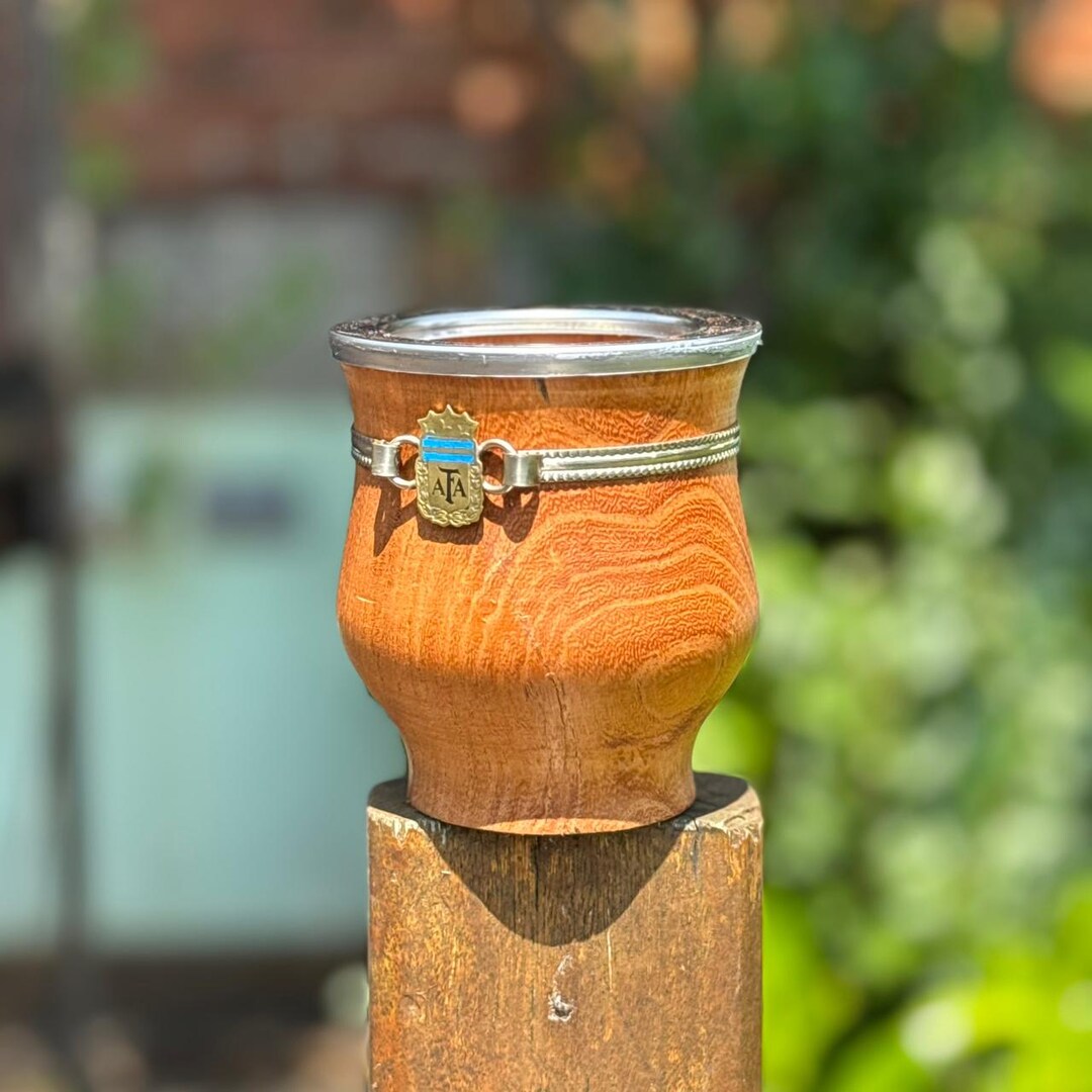 Imperial Argentine Mate Gourd With Bronze Argentina Emblem - Etsy