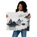 PRINTABLE Chinese Ink Painting | Mountains and River Landscape Wall Art ...