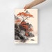 PRINTABLE Chinese Ink Painting | Mountains and River Landscape Wall Art ...