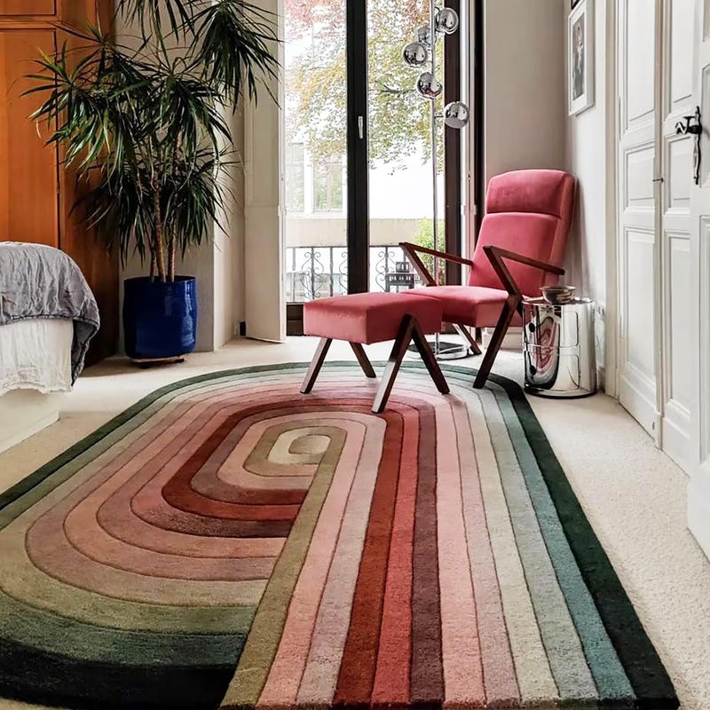 Asymmetrical Rug - Etsy