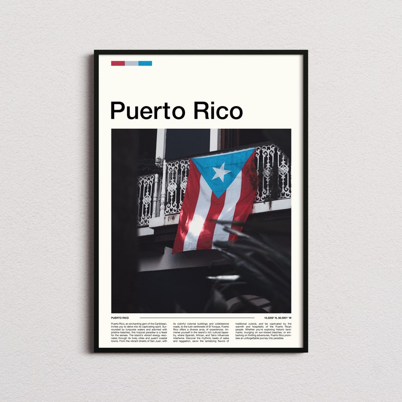 Puerto Rico Poster - Etsy