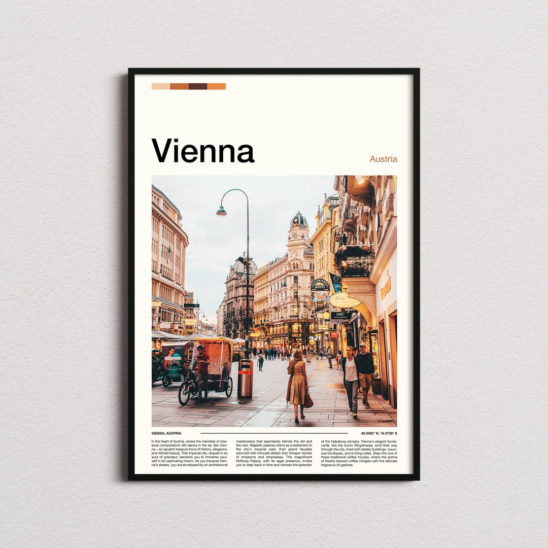 Vienna Print, Vienna Poster, Vienna Wall Art, Austria Art Print, Vienna ...
