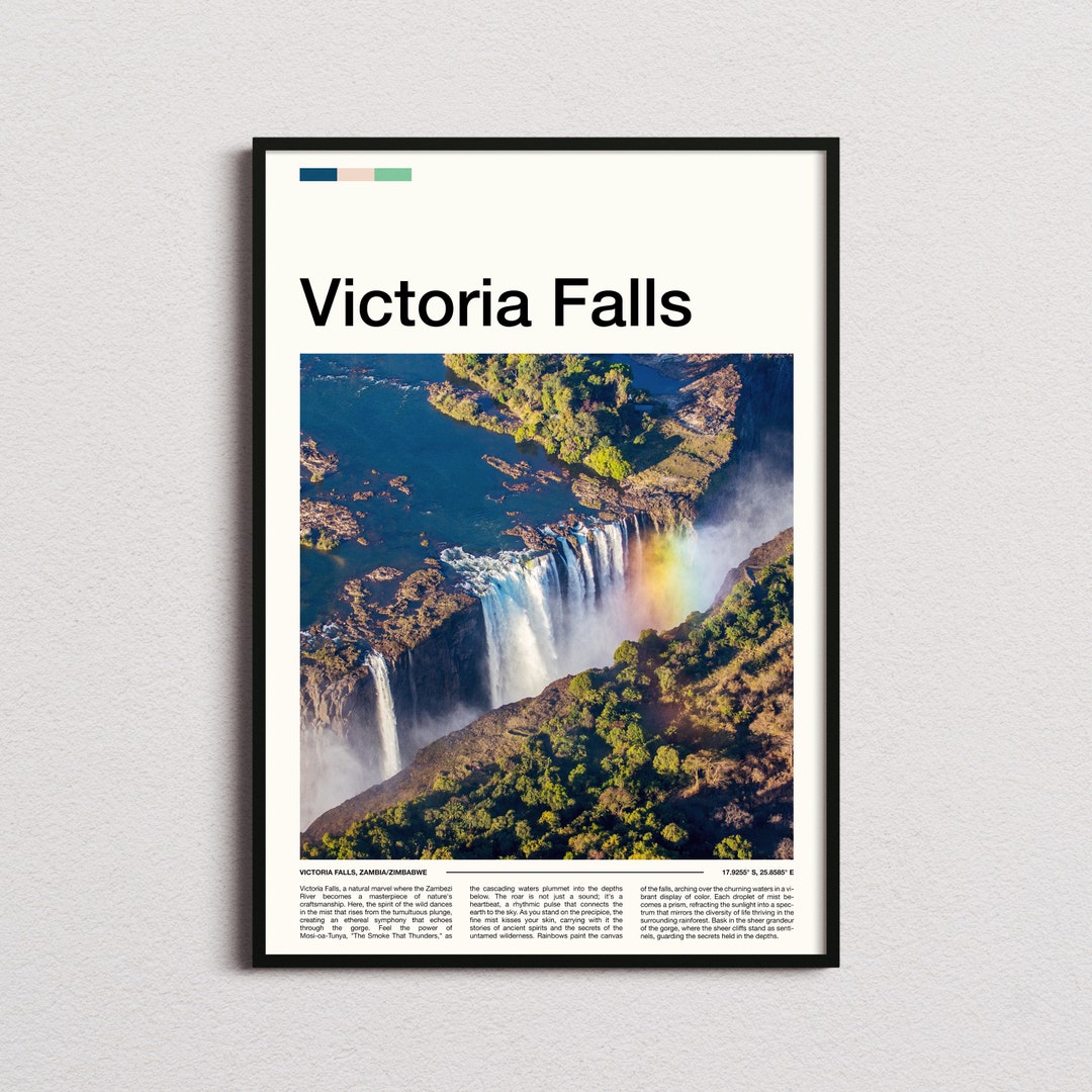 Victoria Falls Print, Victoria Falls Poster, Victoria Falls Wall Art ...