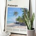 Palawan Print, Palawan Poster, Palawan Wall Art, Philippines Art Print ...