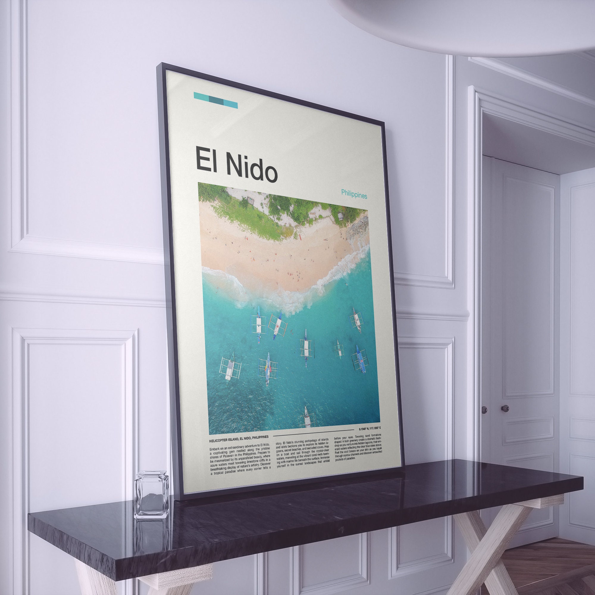 El Nido Print El Nido Poster El Nido Wall Art Philippines - Etsy