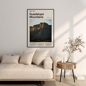 Guadalupe Mountains National Park Print, Guadalupe Mountains Poster ...