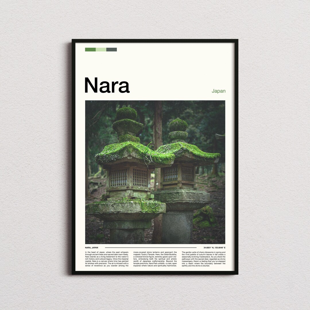 Nara Print, Nara Poster, Nara Wall Art, Japan Art Print, Nara Photo - Etsy