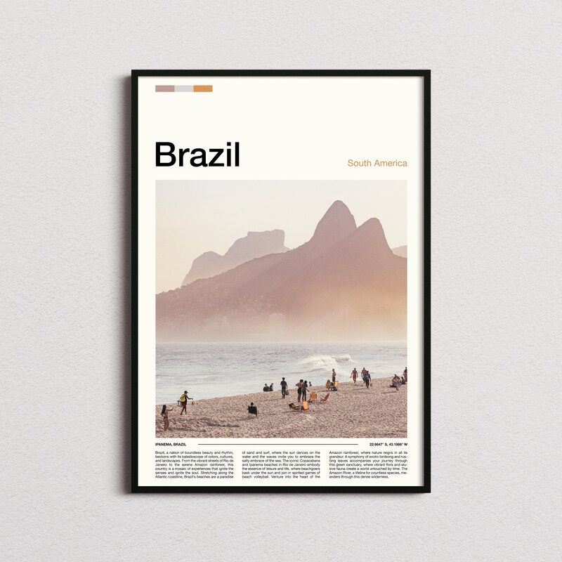 Brazil Art - Etsy
