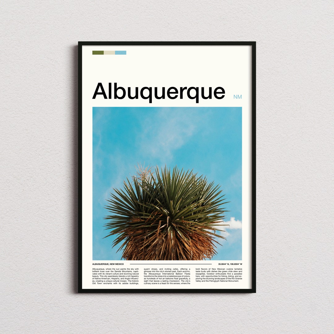 Albuquerque Print, Albuquerque Poster, Albuquerque Wall Art ...