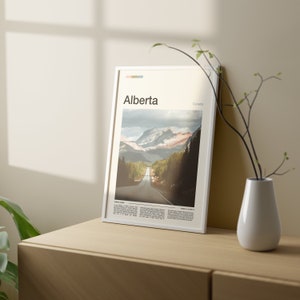 Alberta Print, Alberta Poster, Canada Wall Art, Alberta Art Print ...