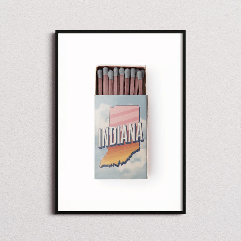 Indiana Wall Art - Etsy