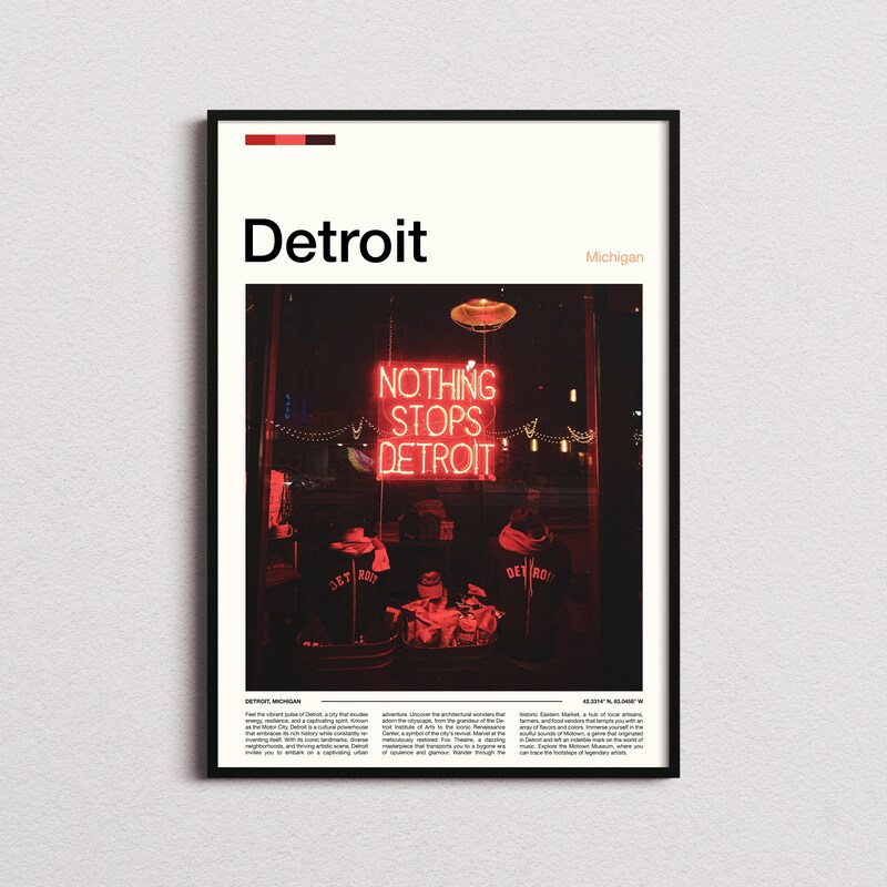 Detroit Art - Etsy