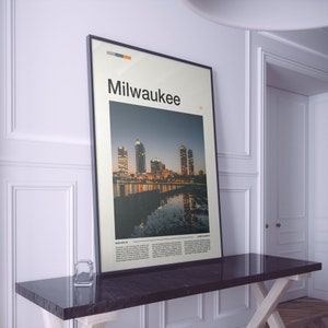 Milwaukee Print, Milwaukee Poster, Milwaukee Wall Art, Wisconsin Art ...