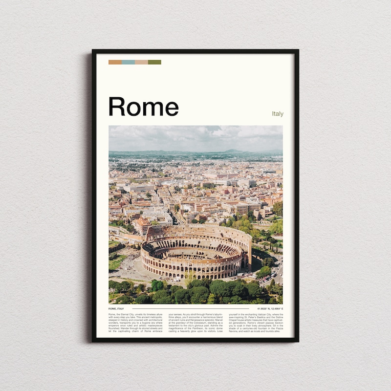 Rome Print - Etsy