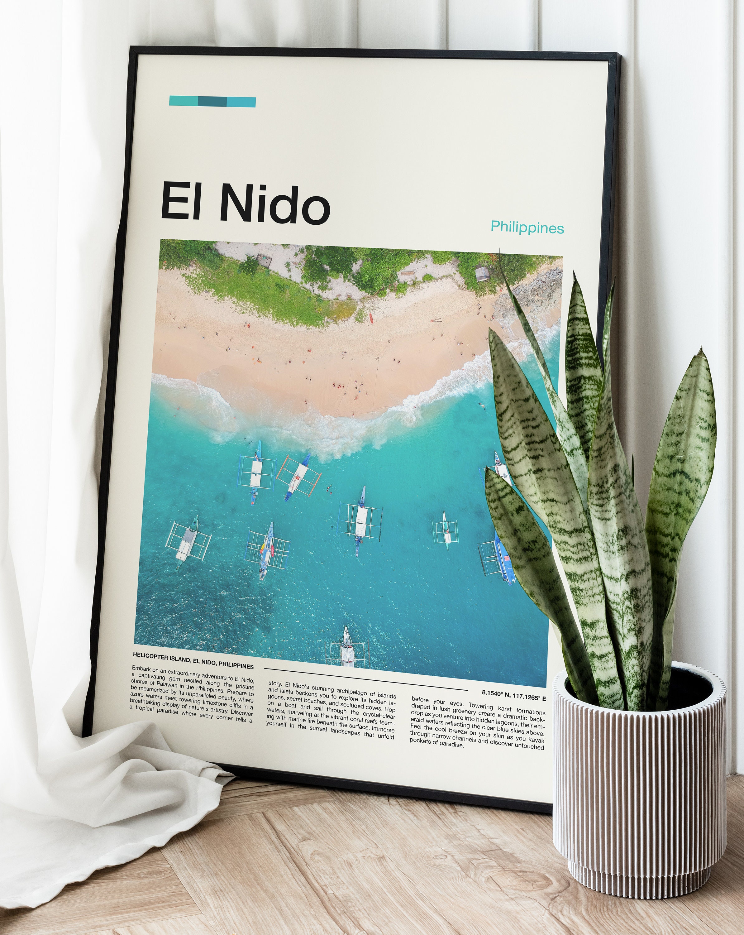 El Nido Print El Nido Poster El Nido Wall Art Philippines - Etsy