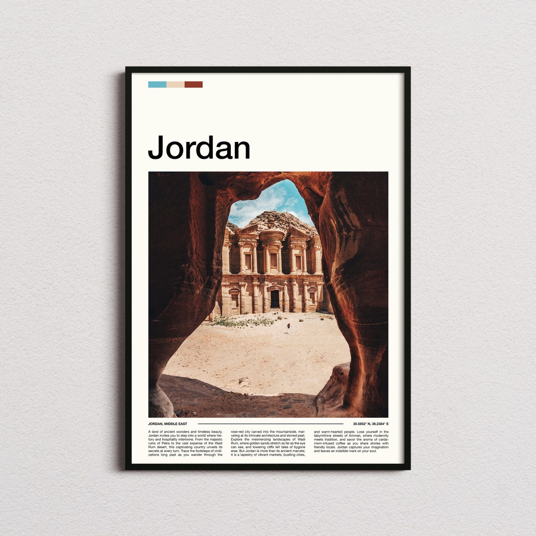 Jordan Print, Jordan Poster, Jordan Wall Art, Jordan Art Print, Jordan ...
