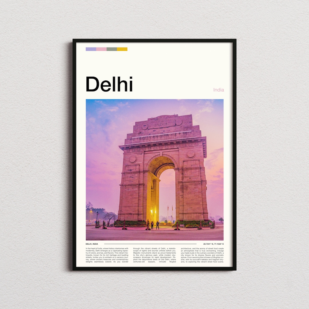 Delhi Print, Delhi Poster, Delhi Wall Art, India Art Print, Delhi Photo ...