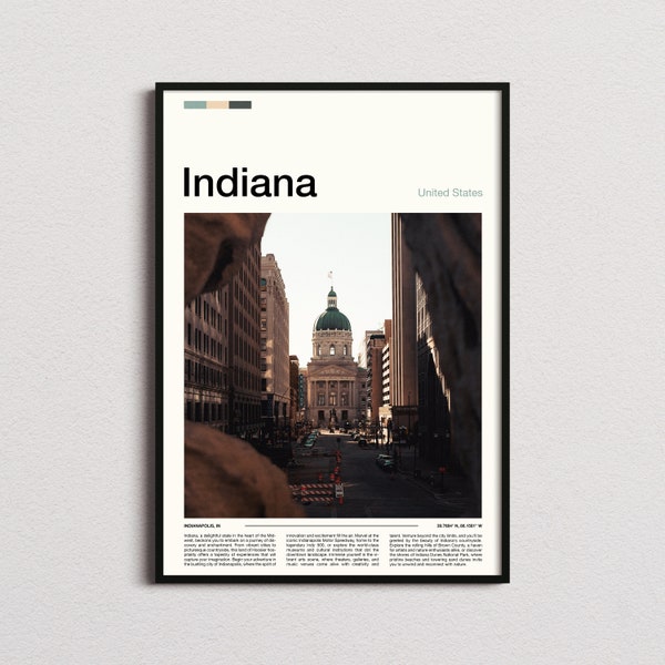 Indiana Art - Etsy