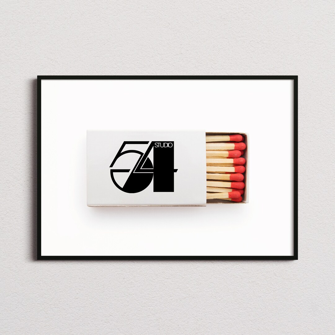 Studio 54 Nightclub Matchbox Poster, Studio 54 Poster, Studio 54 Print ...