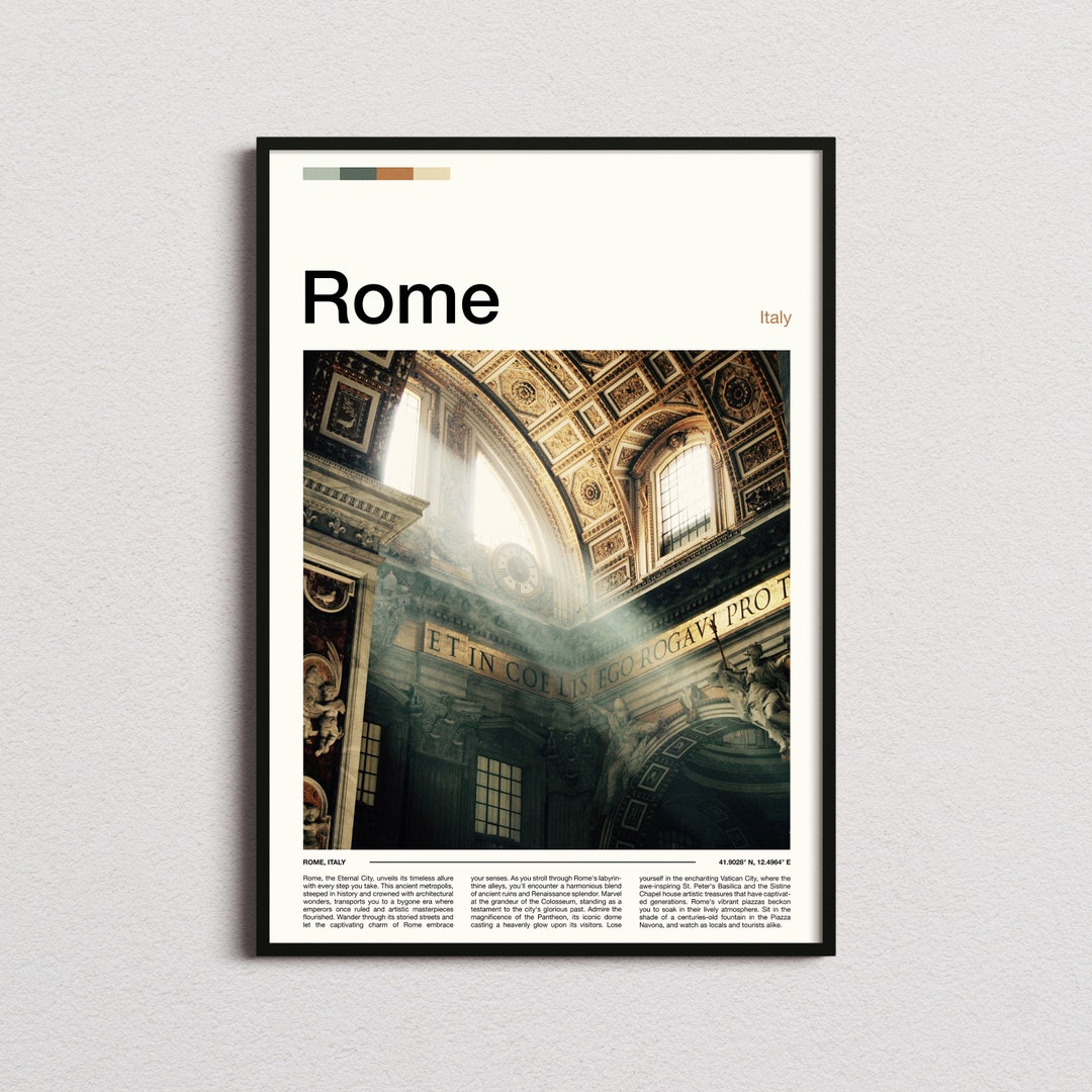 Rome Print, Rome Poster, Rome Wall Art, Italy Art Print, Rome Photo - Etsy