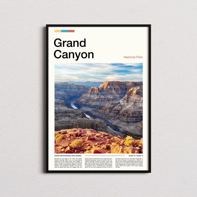 Grand Canyon Poster - Etsy