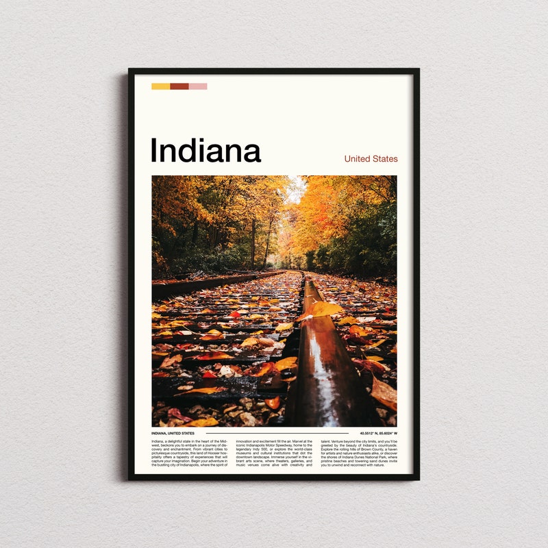 Indiana Art - Etsy