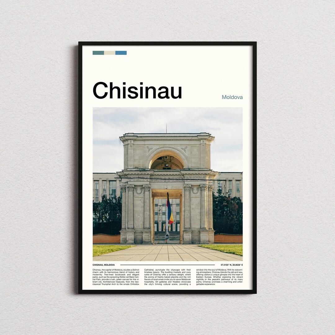 Chisinau Print, Chisinau Poster, Chisinau Wall Art, Chisinau Art Print ...