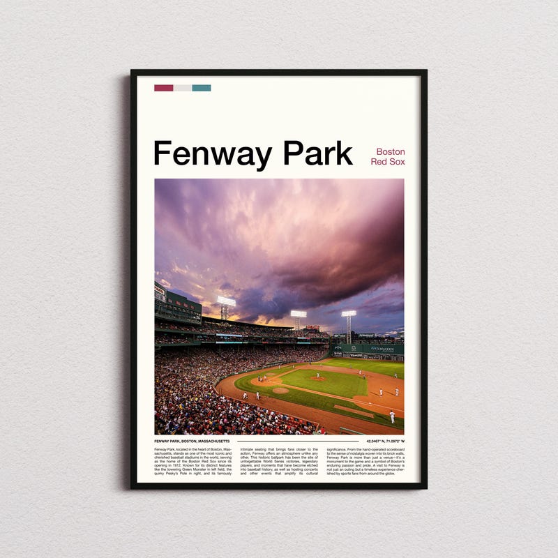 Fenway Park Sign - Etsy