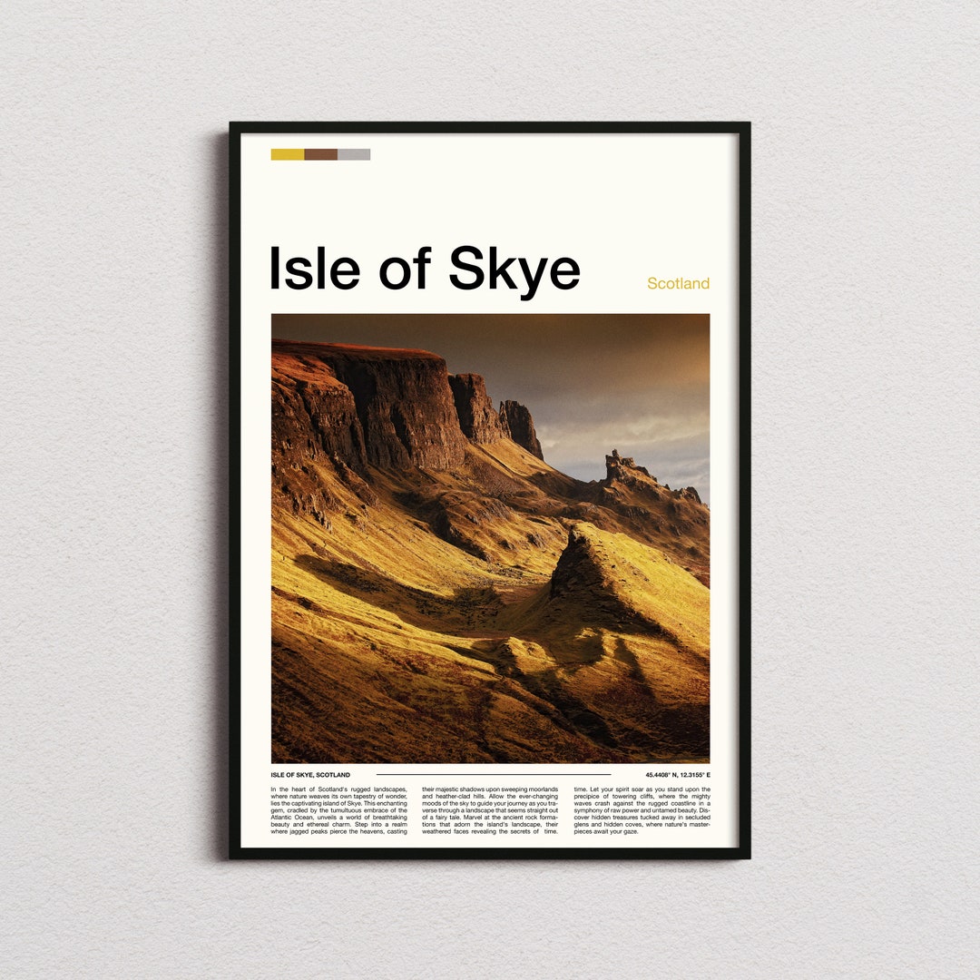 Isle of Skye Print, Isle of Skye Poster, Isle of Skye Wall Art ...
