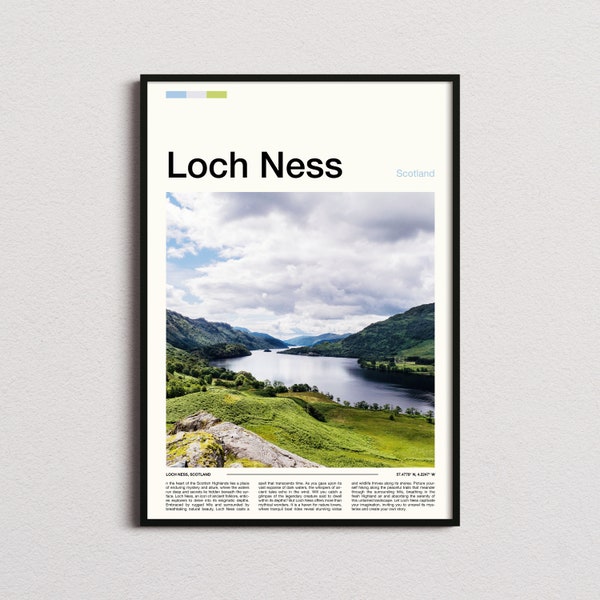 Loch Ness Poster - Etsy