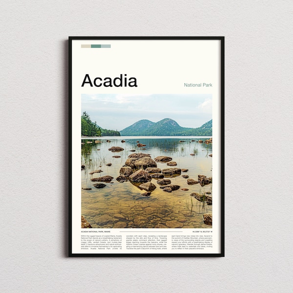 Acadia Print - Etsy