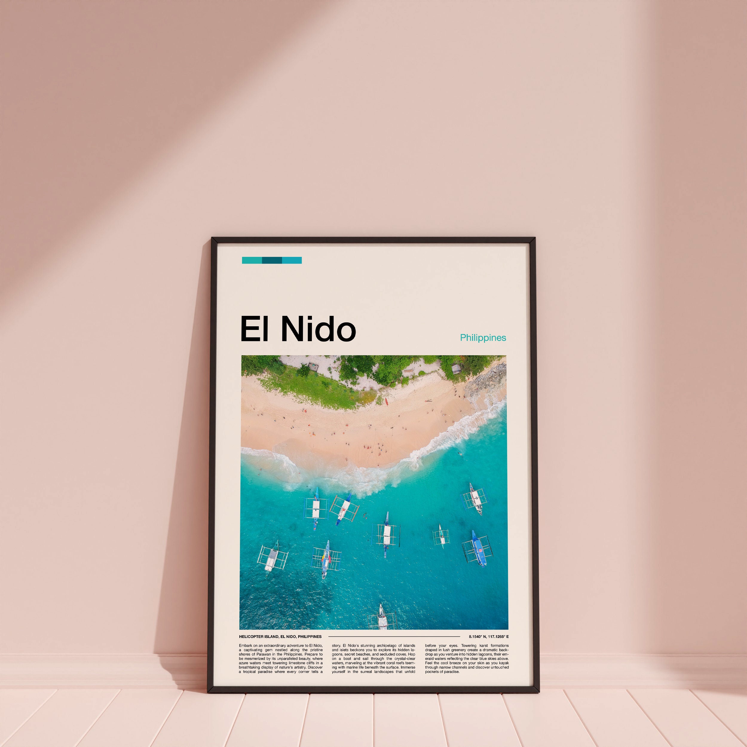 El Nido Print El Nido Poster El Nido Wall Art Philippines - Etsy
