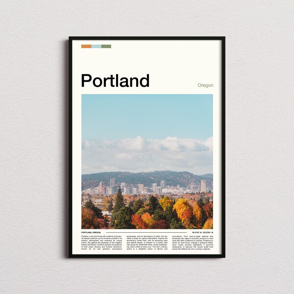 Portland Wall Art - Etsy