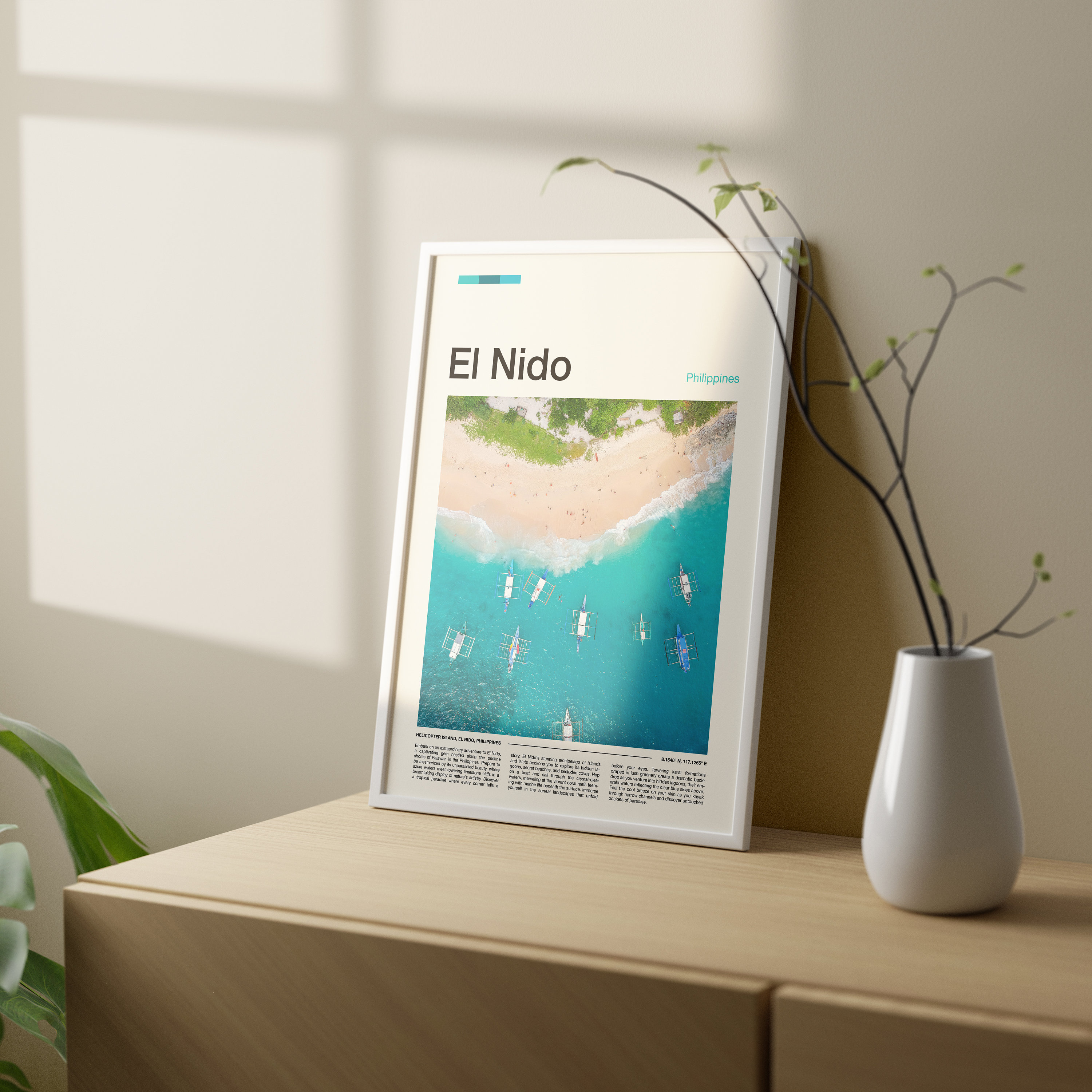 El Nido Print El Nido Poster El Nido Wall Art Philippines - Etsy