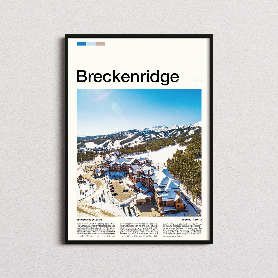 Breckenridge Print, Breckenridge Poster, Breckenridge Wall Art ...