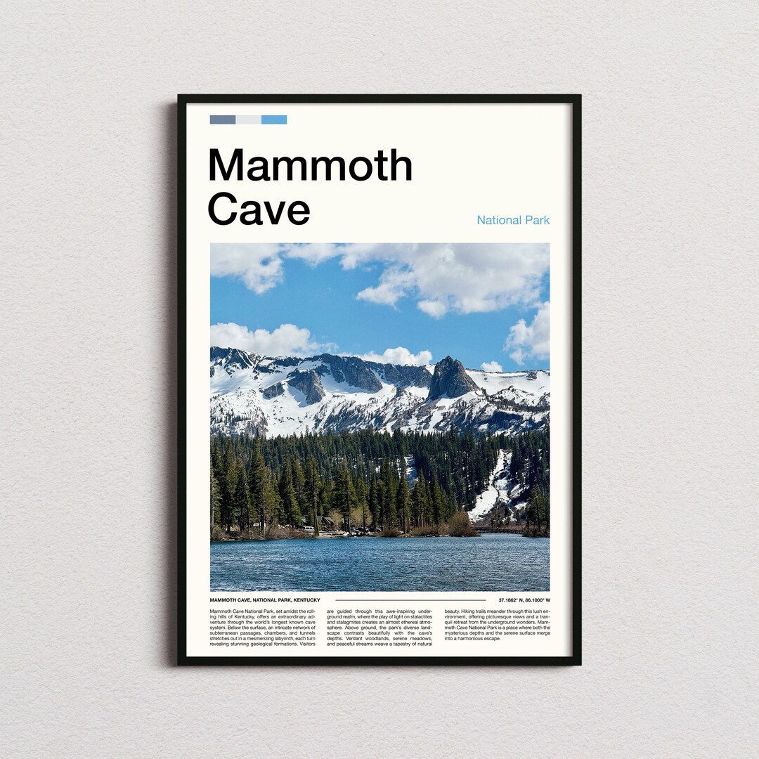 Mammoth Cave National Park Print, Mammoth Cave Poster, Mammoth Cave ...