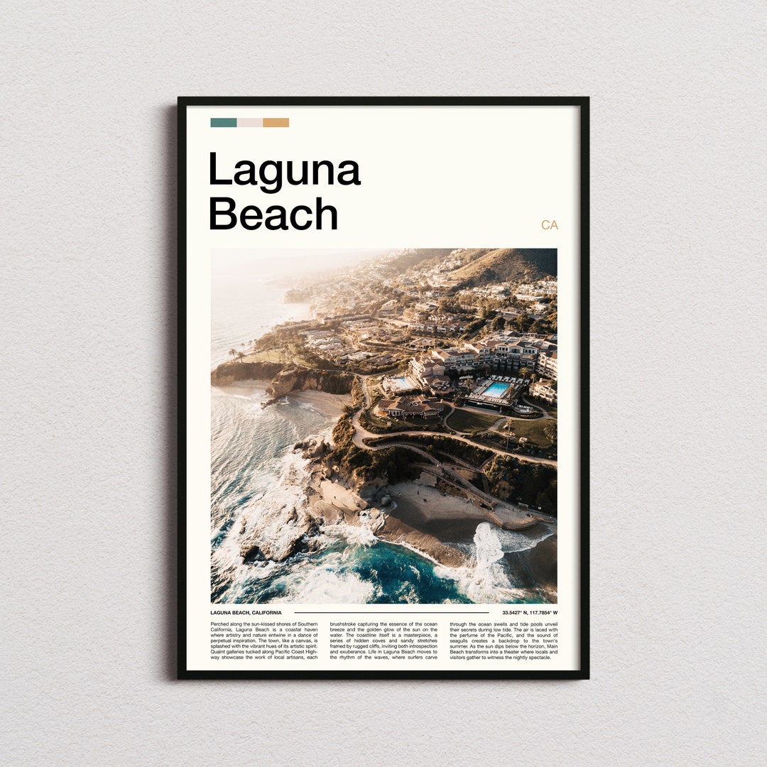 Laguna Beach Print, Laguna Beach Poster, Laguna Beach Wall Art, Florida ...