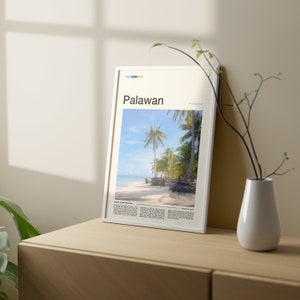 Palawan Print, Palawan Poster, Palawan Wall Art, Philippines Art Print ...