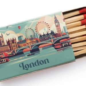 London Matchbox Print, London Print, London Poster, London Wall Art ...