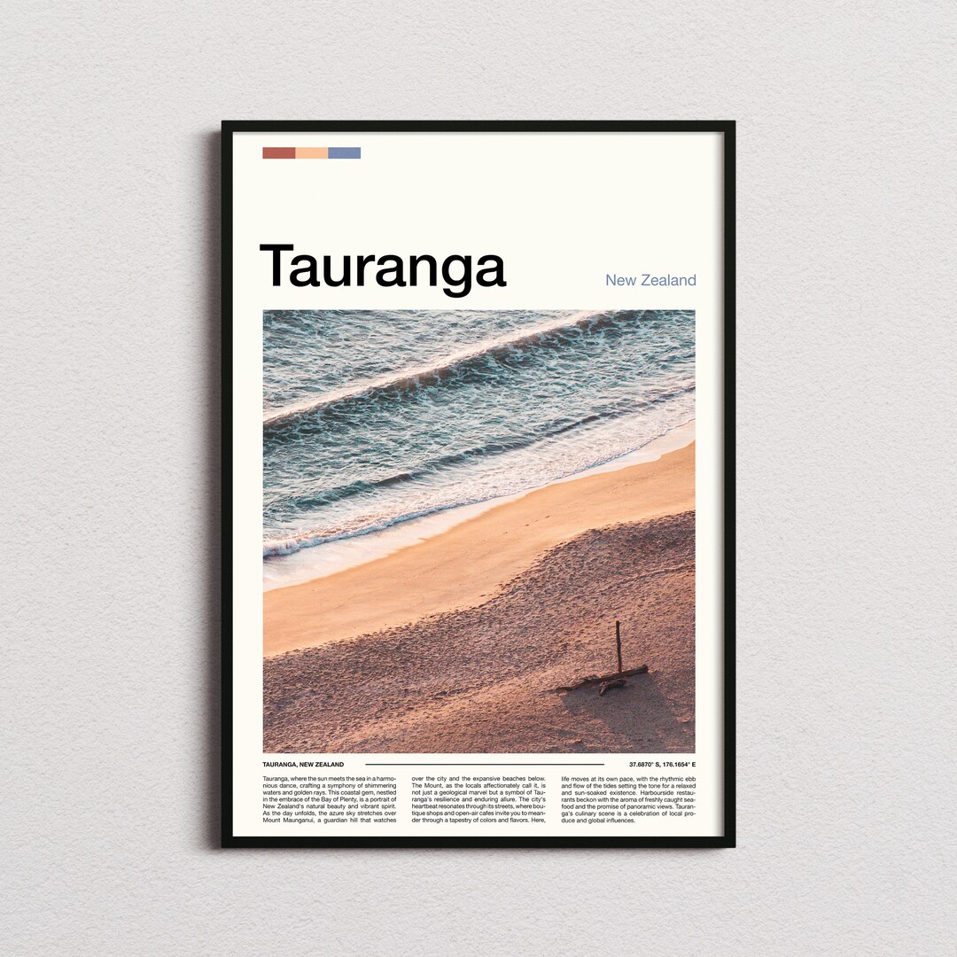 Tauranga Print Tauranga Poster Tauranga Wall Art New - Etsy