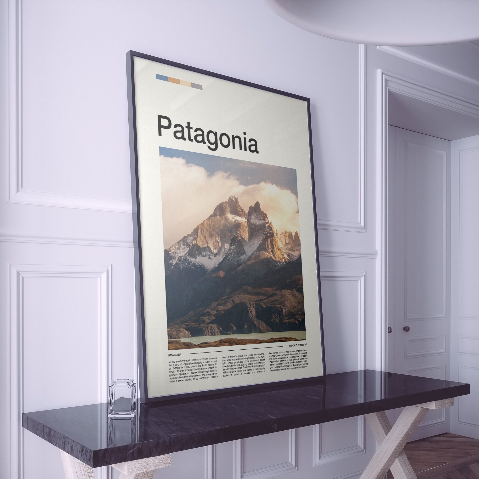 Patagonia Print Patagonia Poster Patagonia Wall Art - Etsy