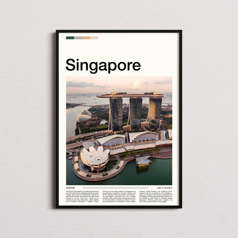 Singapore Poster - Etsy