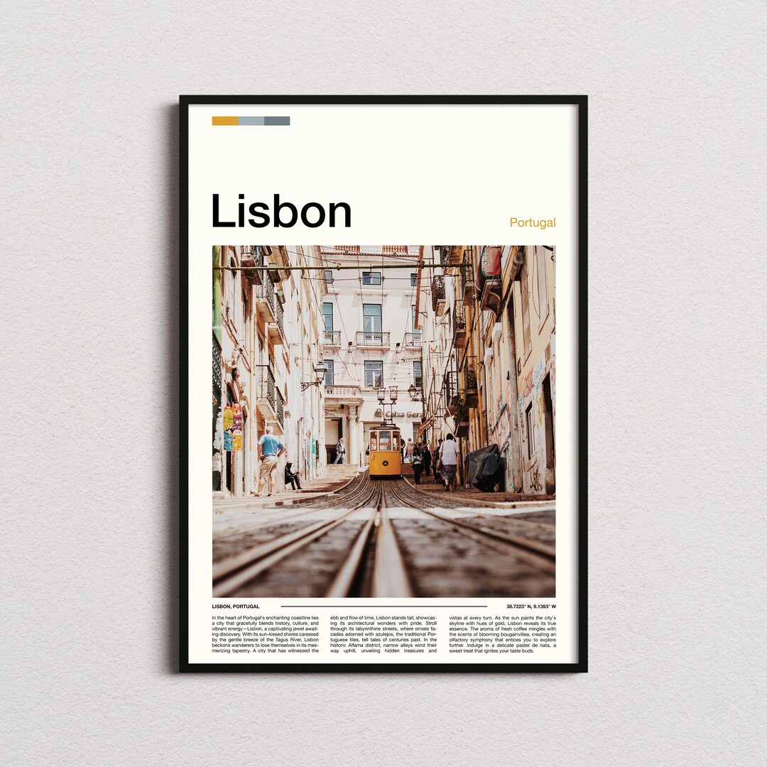 Lisbon Print, Lisbon Poster, Lisbon Wall Art, Portugal Art Print ...