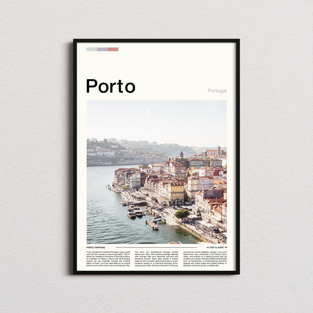 Porto Print, Porto Poster, Porto Wall Art, Porto Art Print, Porto Photo ...
