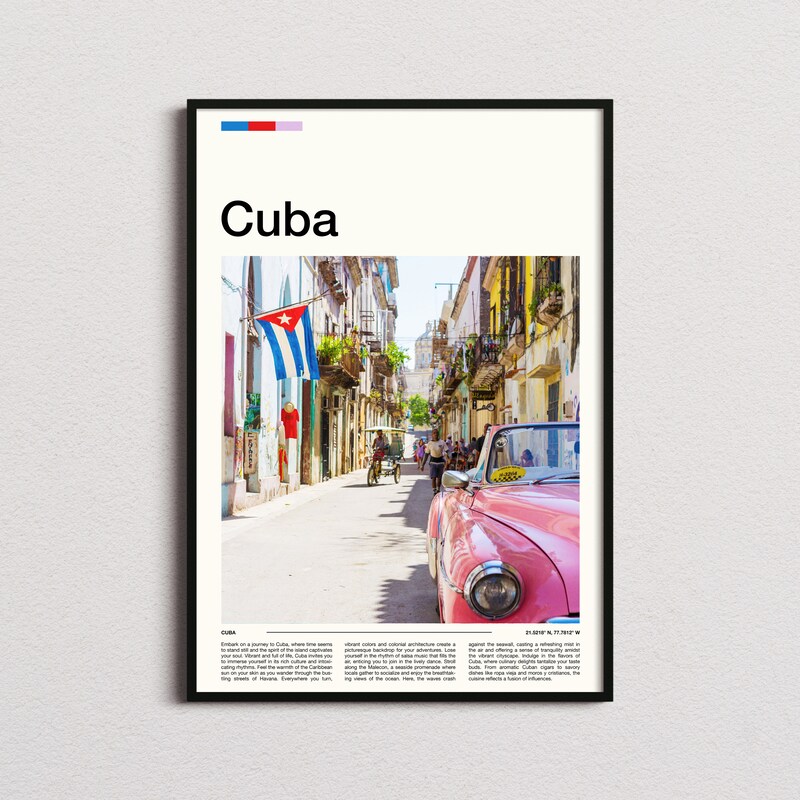 Cuba Poster - Etsy