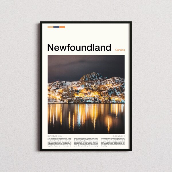 Newfoundland Poster - Etsy
