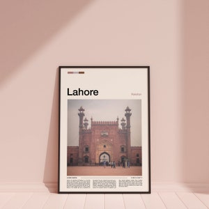 Lahore Print Lahore Poster Lahore Wall Art Pakistan Art - Etsy
