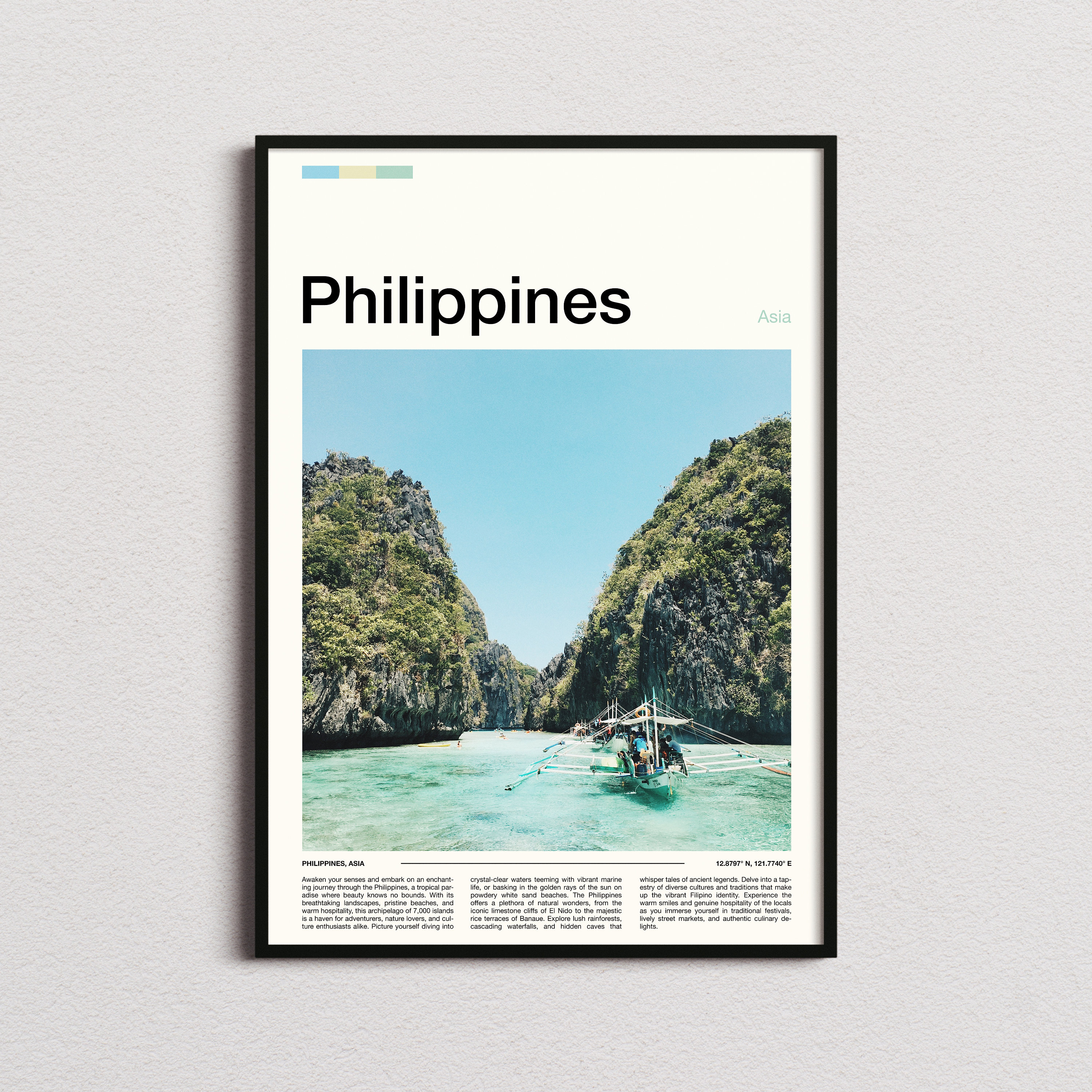 Philippines Print Philippines Poster Philippines Wall Art - Etsy