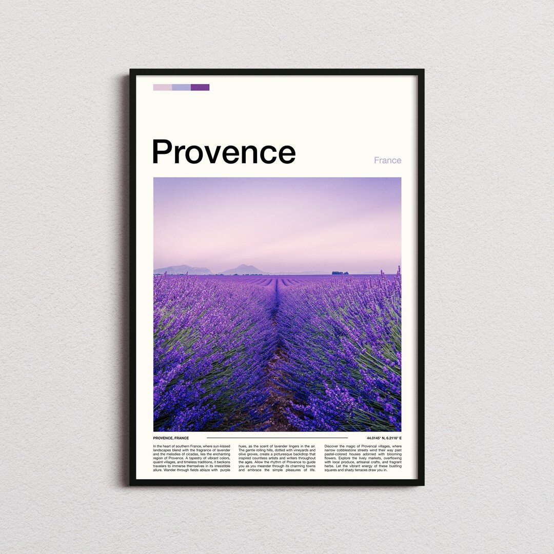Provence Print, Provence Poster, Provence Wall Art, France Art Print ...