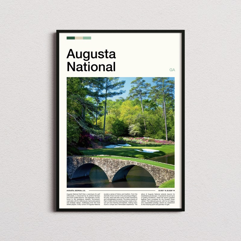 Augusta National Art - Etsy